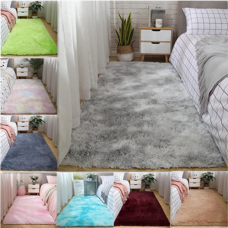 160*120cm Fur furry Carpets floor mat Room mat Soft living room carpet ...