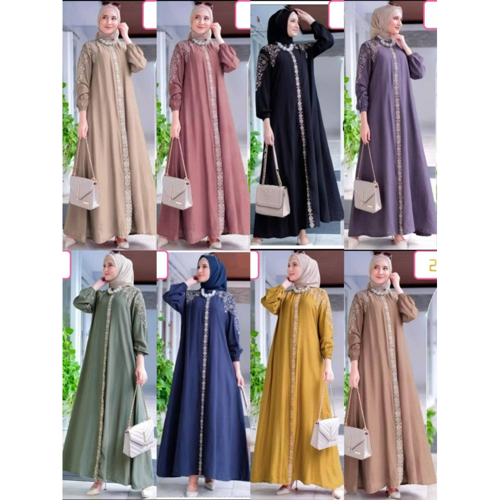 2050 A.M plus size Muslim maxidress can fit to xL | Shopee Philippines
