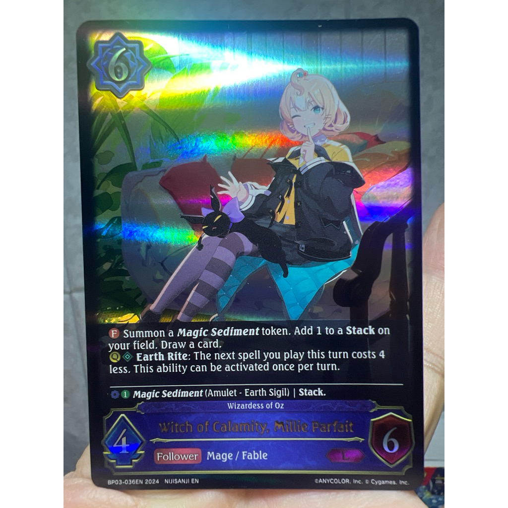 Shadowverse Evolve TCG - BP03-036EN - Witch of Calamity, Millie Parcait - Legend | Shopee ...