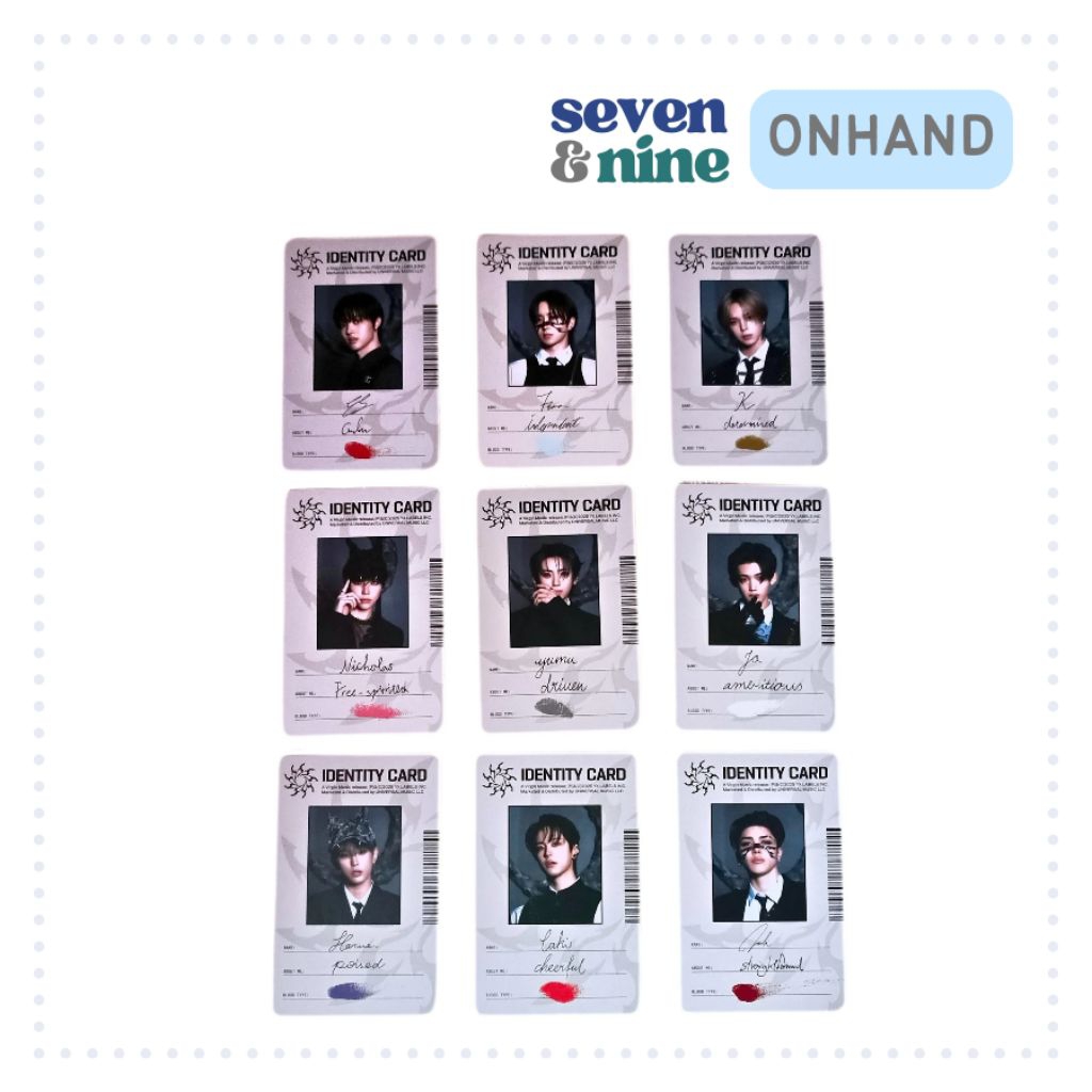 &TEAM Go in Blind ID Identity Card | Shopee Philippines