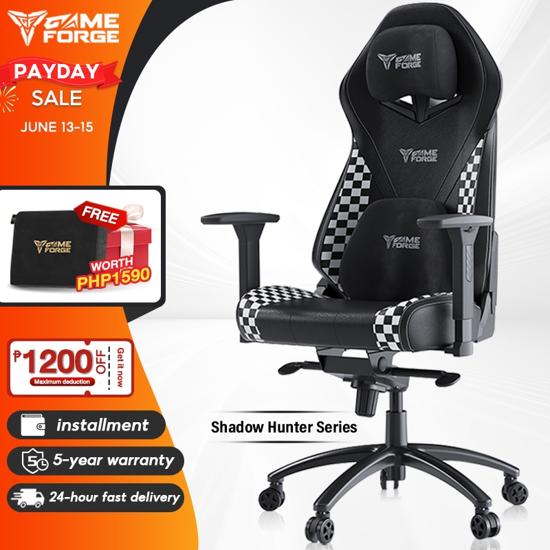 GAMEFORGE Shadow Hunter Gaming Chair Ergonomic chair | Shopee Philippines
