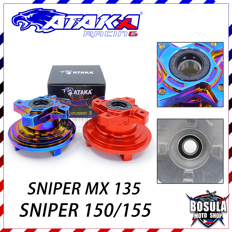 ATAKA Sprocket Plunge CNC 4 Hub Flange Sniper 150 Sniper 155 Sniper ...