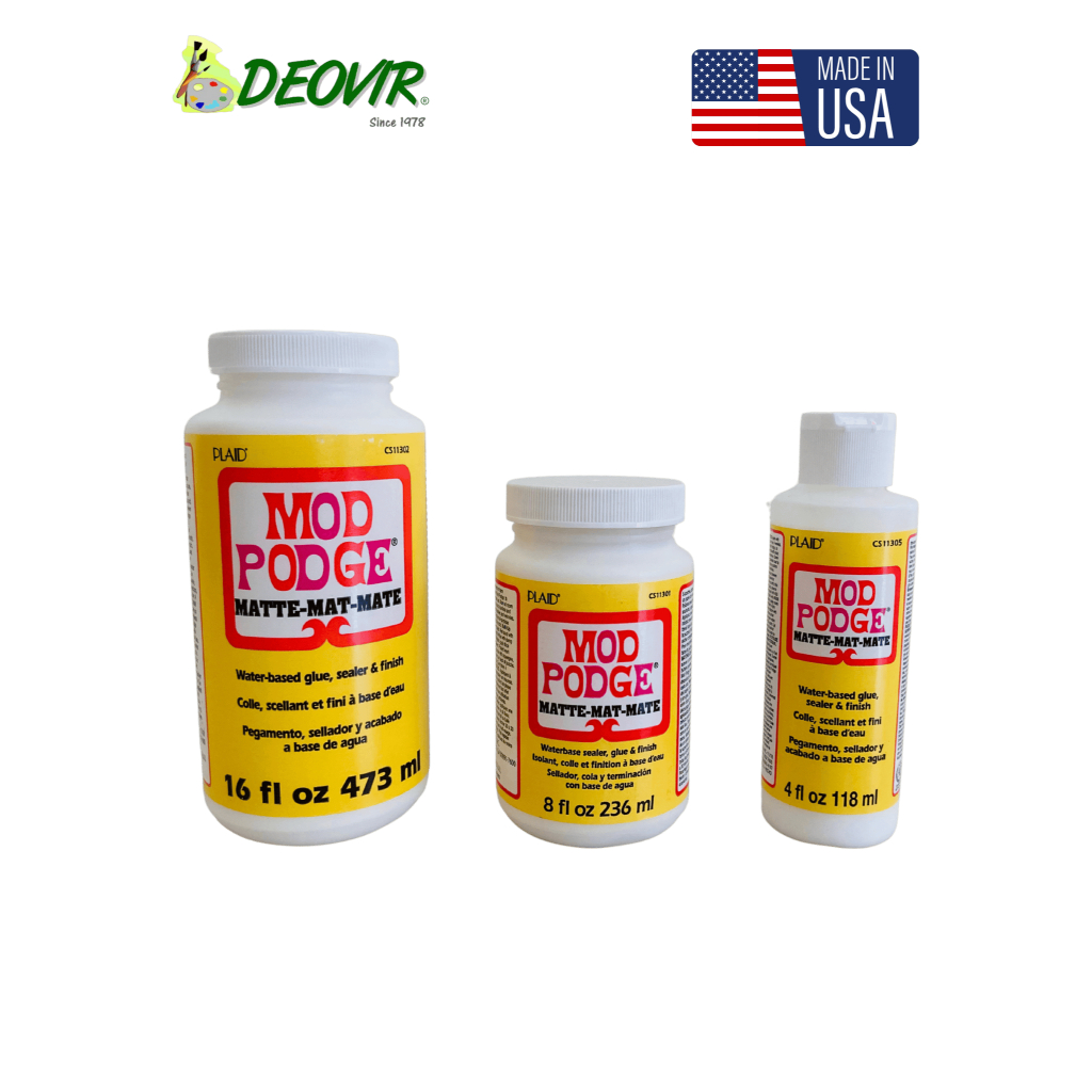 Classic Mod Podge ® Matte (Decoupage Water-Based Sealer) Various Sizes ...