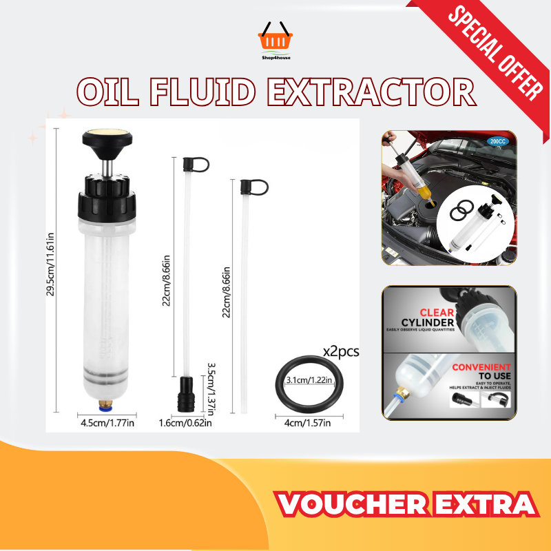 500cc Car Oil Fluid Extractor Manual Fluid Transfer Pump Filling ...