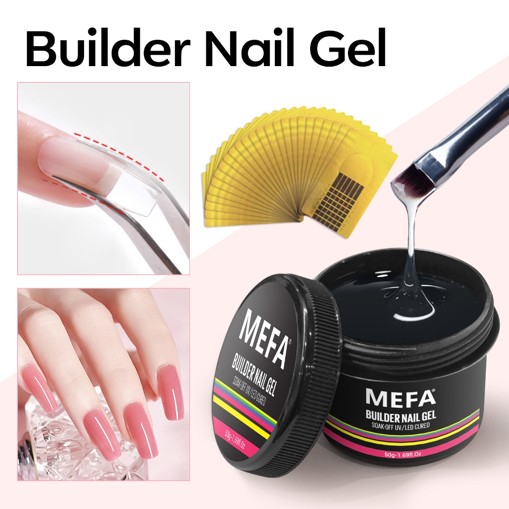 MEFA 50g Large Capacity Builder Nail Gel for Nail Extension ...