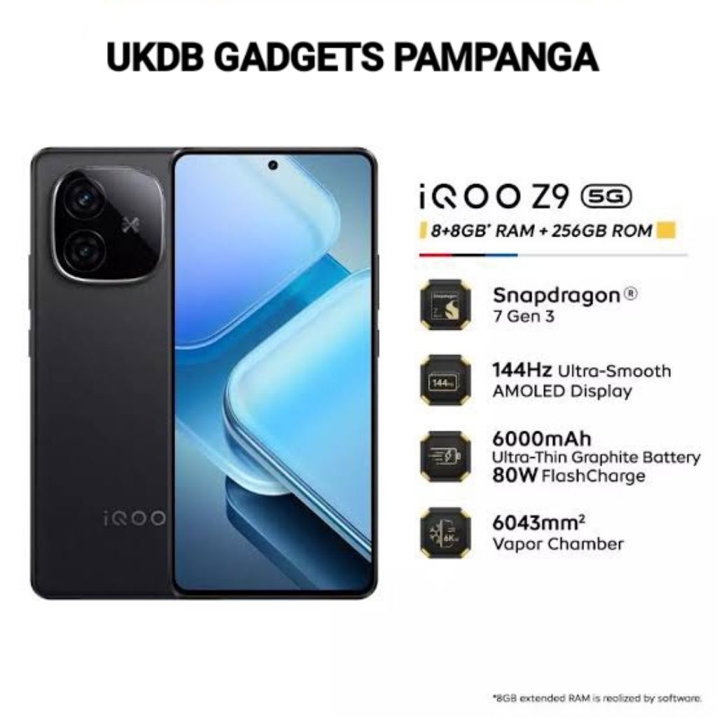 IQ00 Z9 Cn rom Snap 7 gen 3 Bnew (COD) | Shopee Philippines