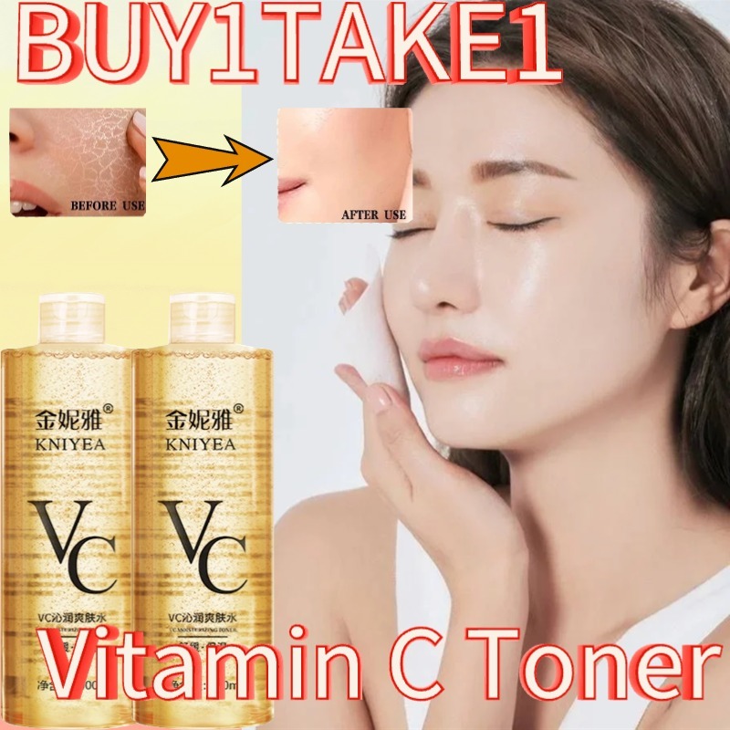 500ML Vitamin C Toner Intensive Whitening Toner Essence Remove Melasma Acne Pimple Marks Skin ...