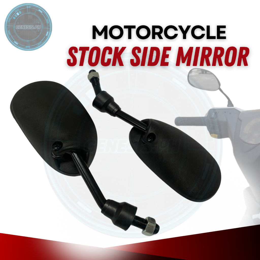 Genesis Motorcycle Side Mirror Stock Side Mirror | Shopee Philippines