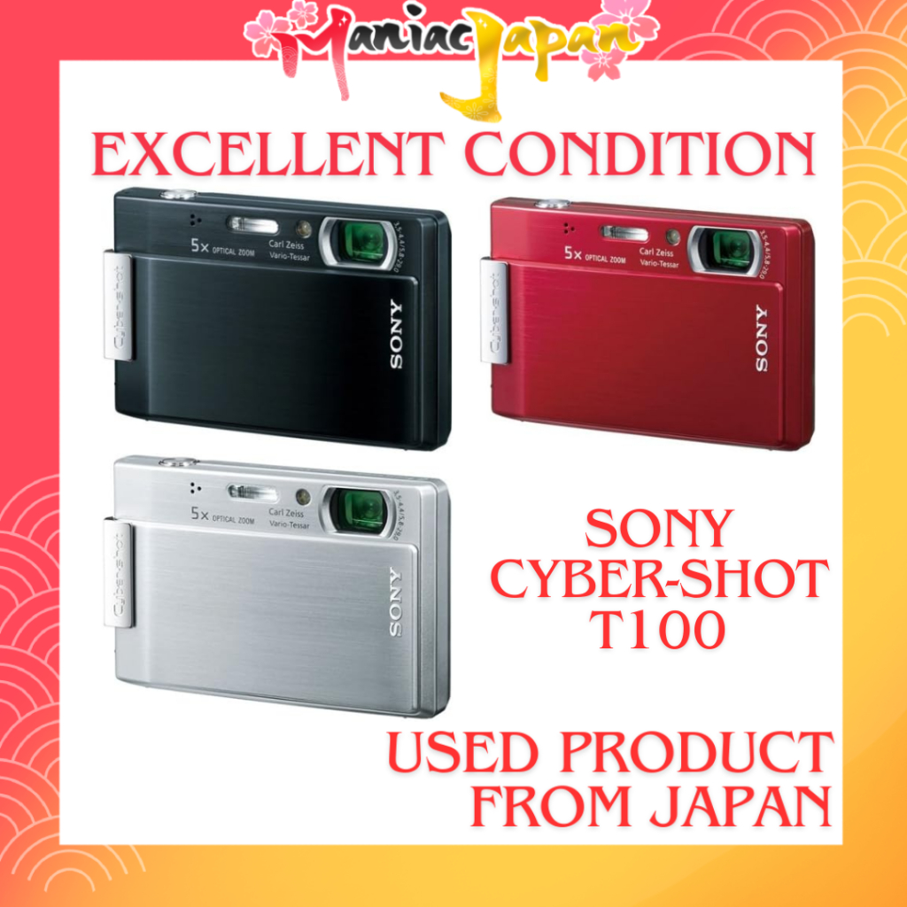 [ Used Camera from Japan ] SONY Digital Camera Cyber-shot T100 | Shopee ...