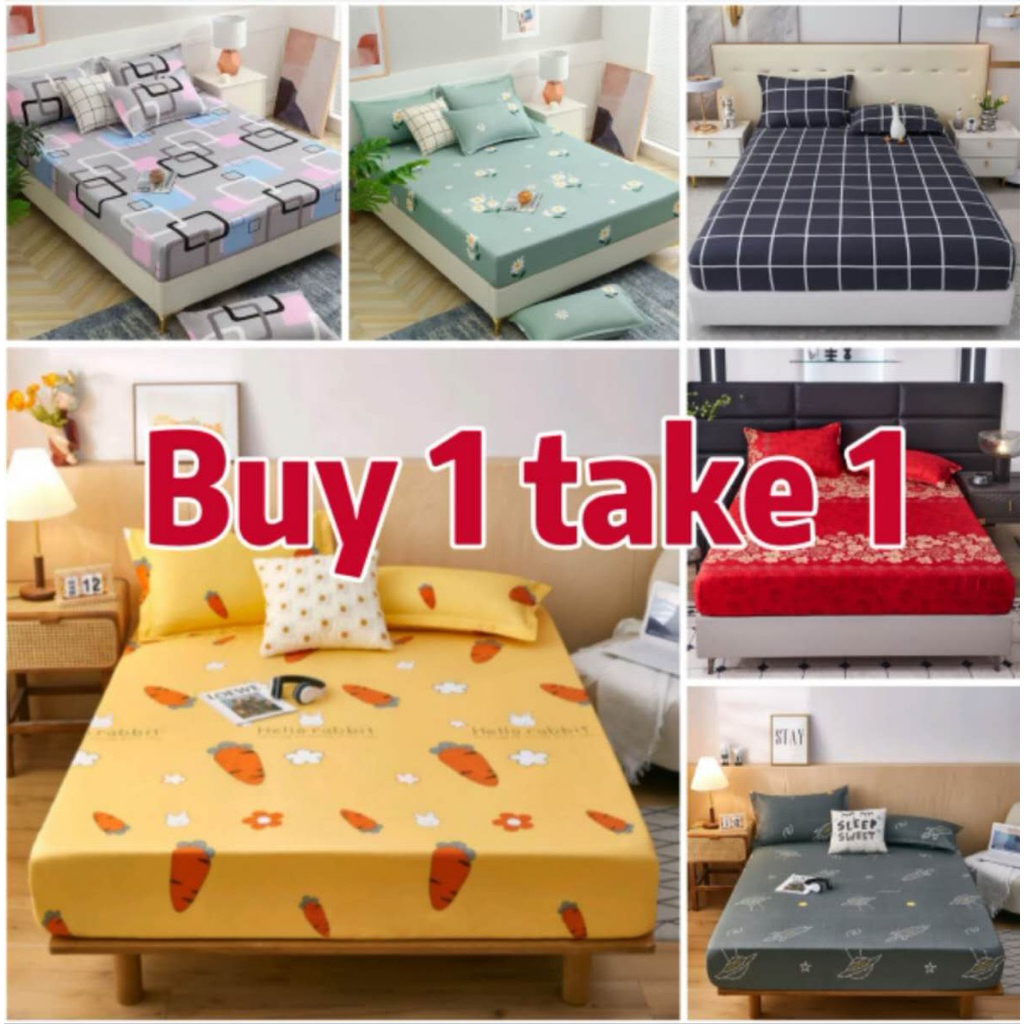 New Buy 1 take 1 Fully Garterized Bedsheet good quality soft & smooth ...