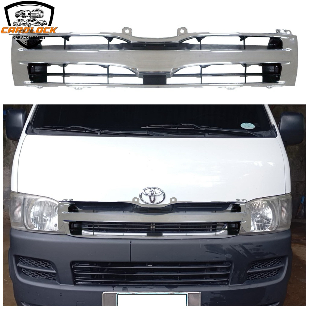 Toyota Hiace Commuter 2008 - 2013 Chrome Grill | Shopee Philippines