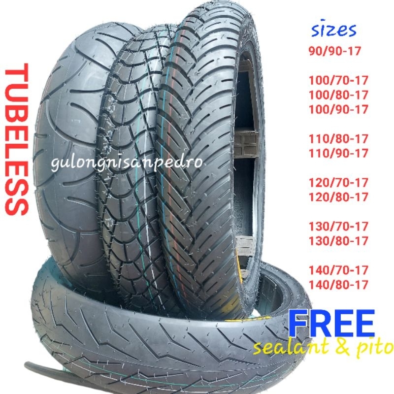 KRX MOTOR TIRES 100/70-17, 120/70/17, 120/80/17, 130/70-17, 140/80/17 ...