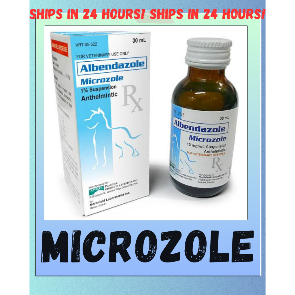 Albendazole Microzole ( Anthelmintic ) syrup dewormer 30ml PSH | Shopee ...