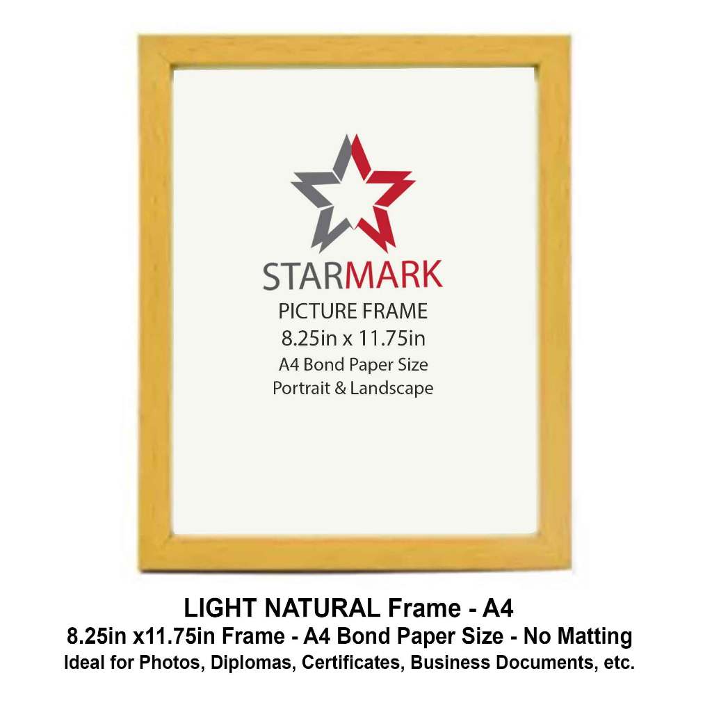 Starmark Picture Frame Frames 8.25x11.75 inches No Matting A4 Size ...