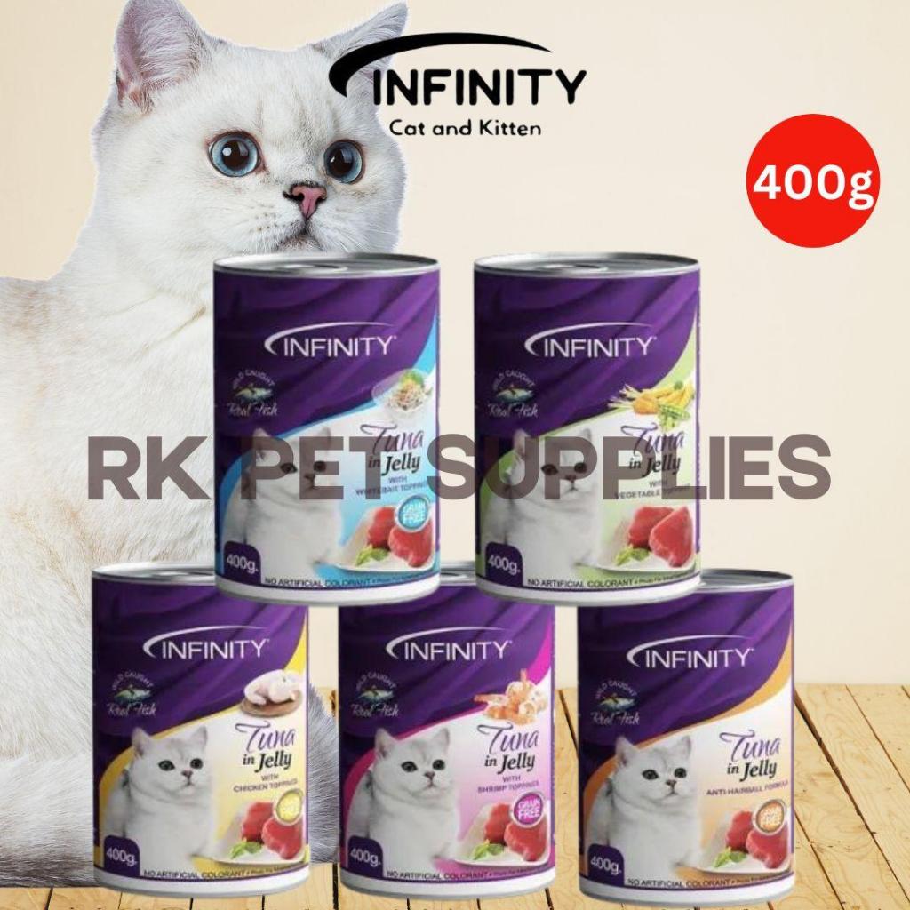 All Stages Adult Kitten 400g Infinity Tuna in Jelly Cat Wet Can Cat ...