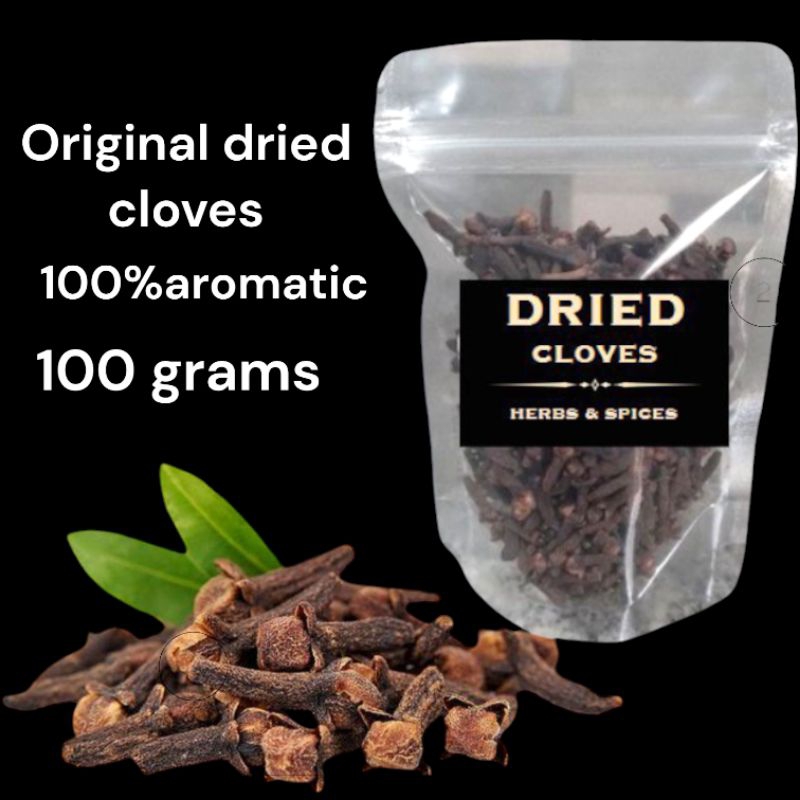 Dried cloves-whole original in resealable pouch 25 50 100 grams ...