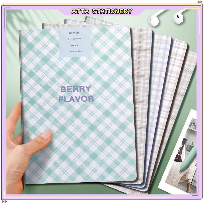 A5 Grid&Flower INS Notebook 50Sheets Notepads School Office Stationery ...