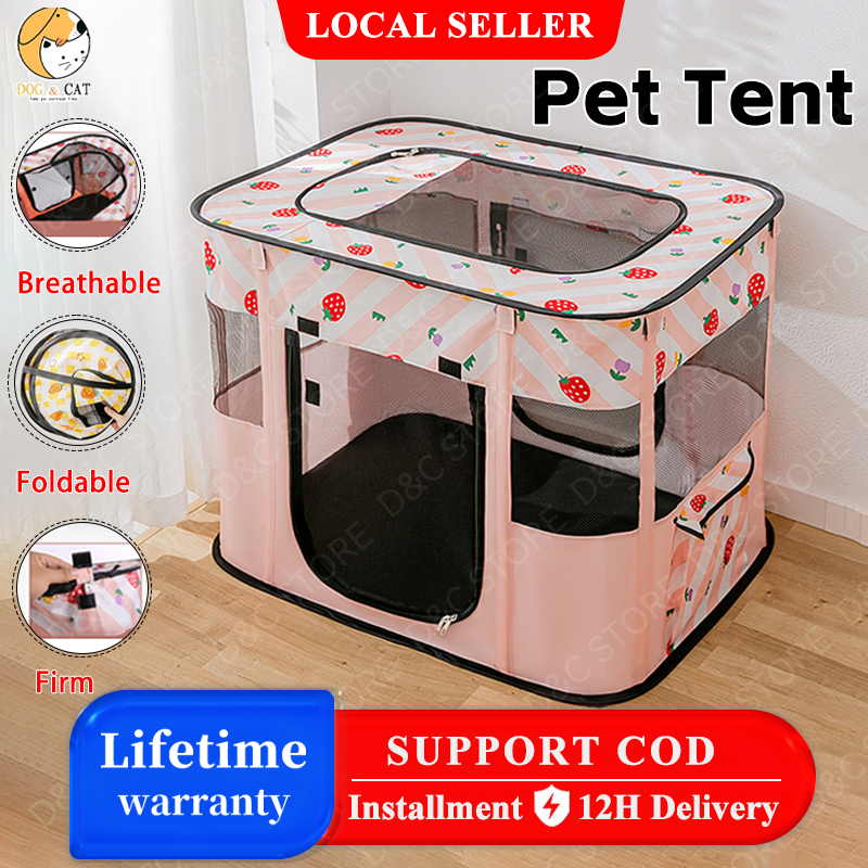 110CM Portable Outdoor Cattery Fence Cat Pet Tent Cat House Indoor Cat ...