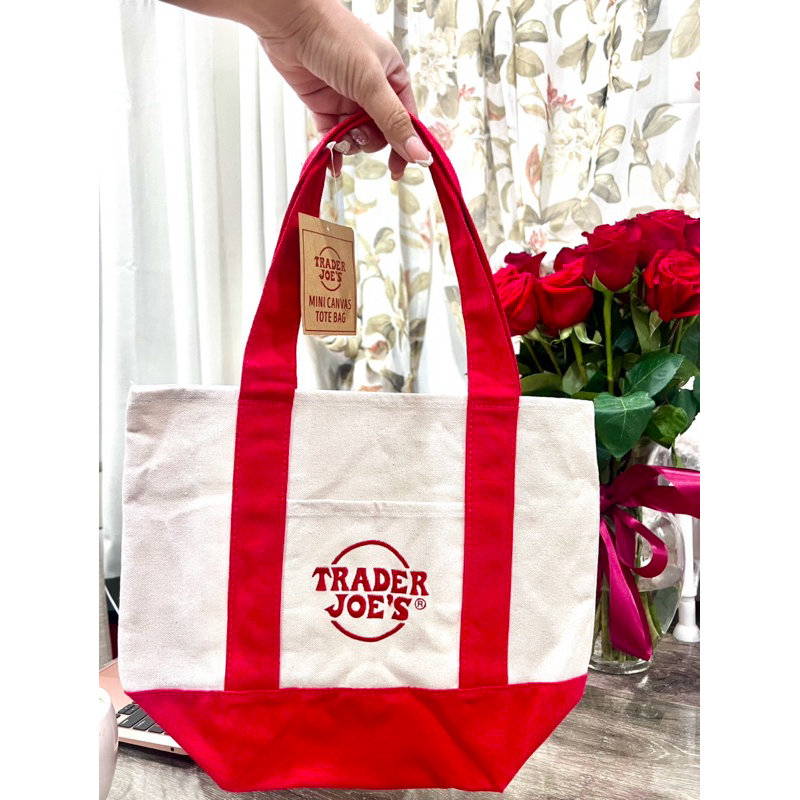 LIMITED EDITION ONLY TRADER JOE’s MINI TOTE BAGS | Shopee Philippines