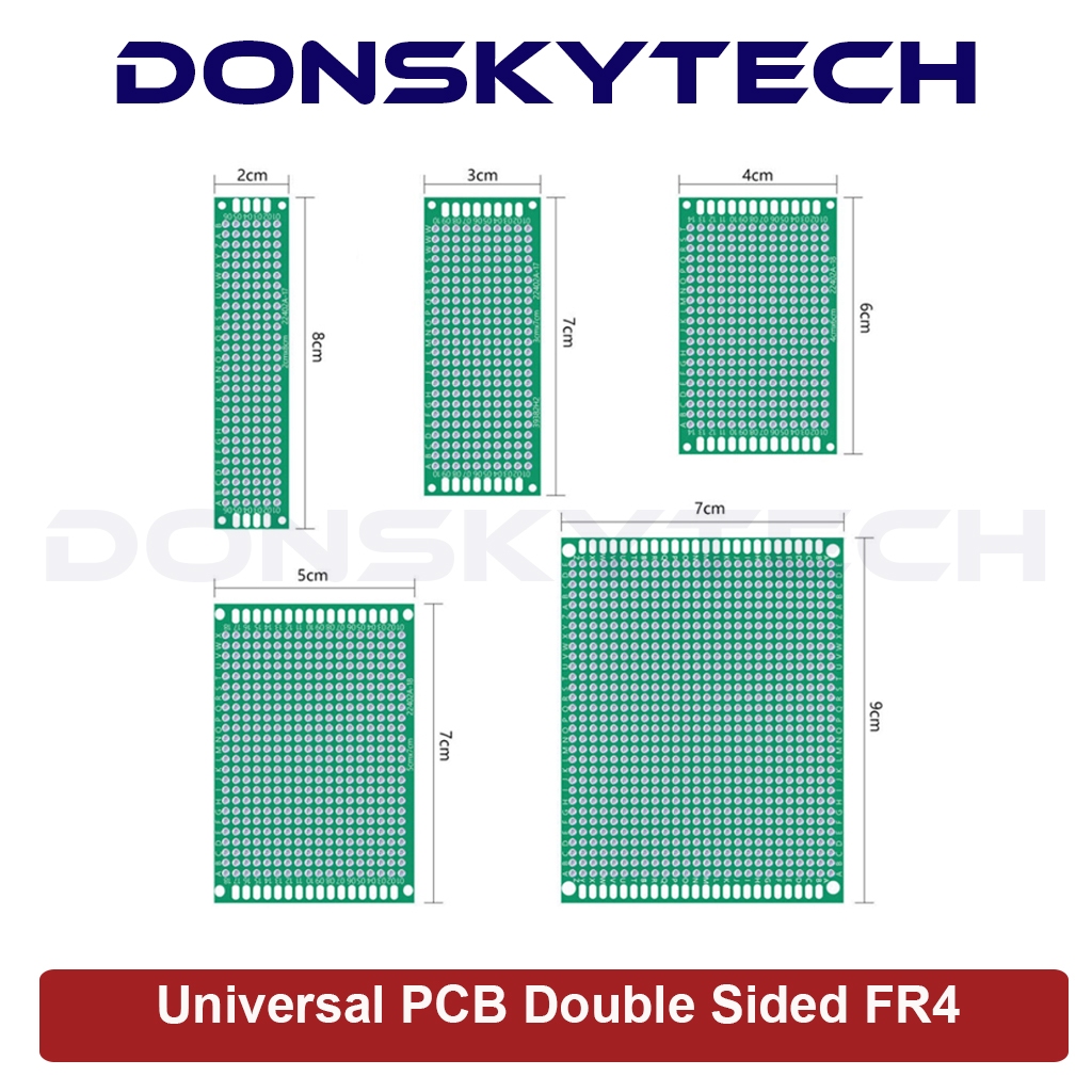 Universal PCB Green FR4 Double Sided Prototype Universal Board ...