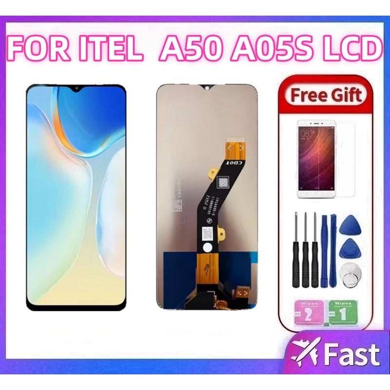 Original Lcd For Itel A50 A667LP A05S A663LC A50C Lcd With Touch Screen ...