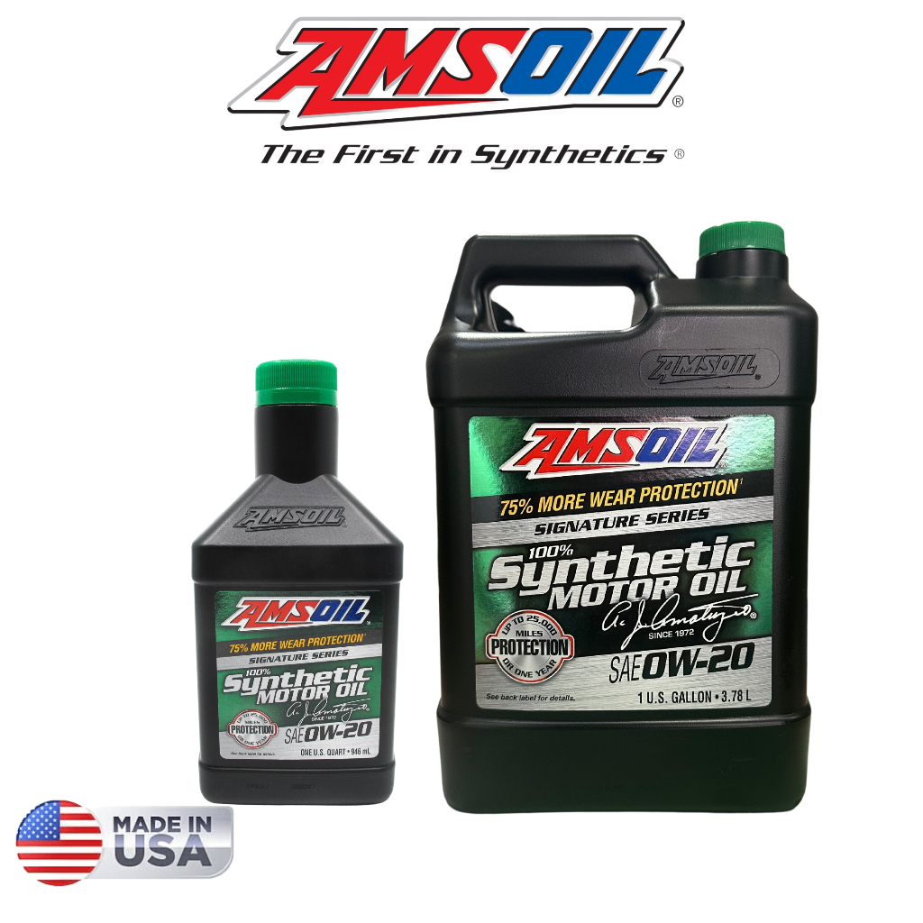 AMSOIL 0W20 Signature Series Engine Oil Fully Synthetic (1 Quart ...