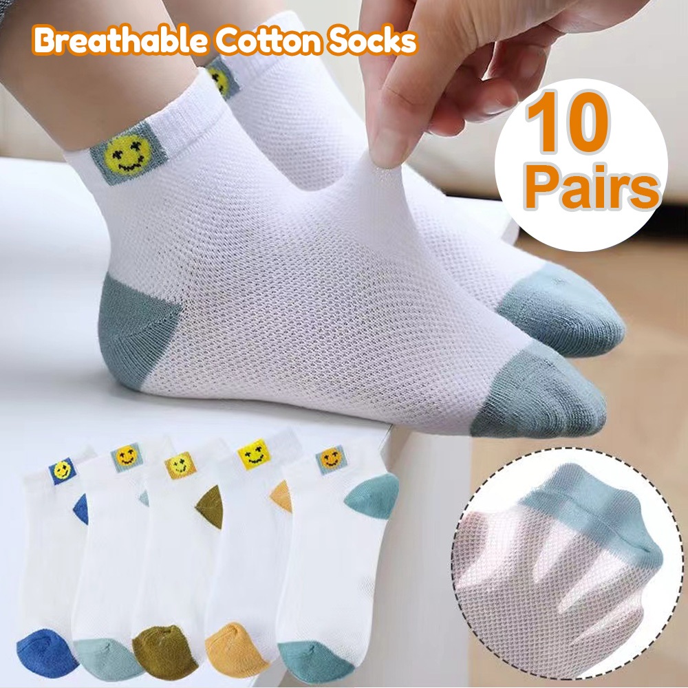 3-12Year Kids Cotton Socks for Children Boys and Girls Unisex Kids ...