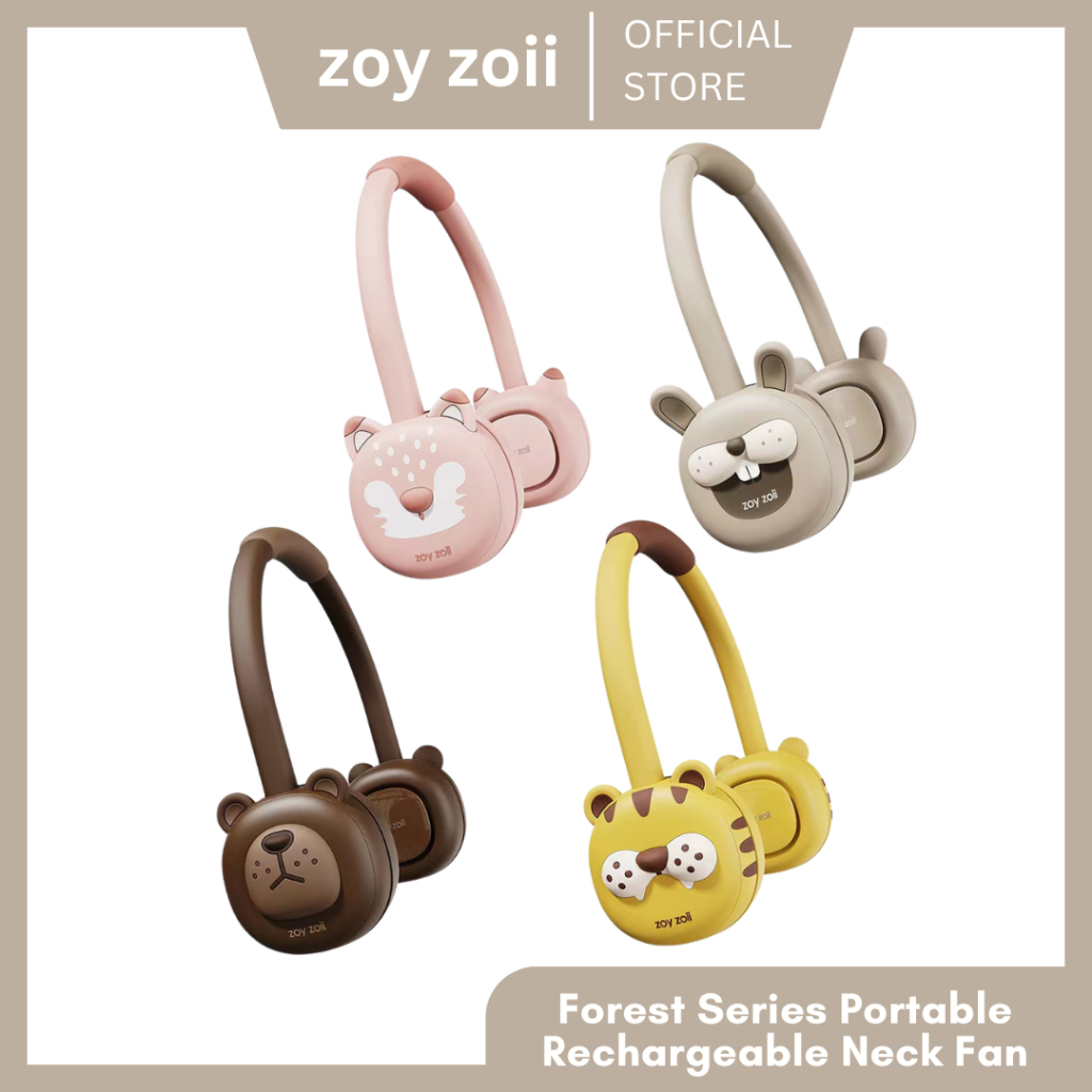 ZOYZOII F18 KIDS NECKFAN(ANIMAL SERIES) | Shopee Philippines