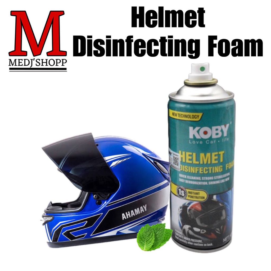ORIGINAL DISINFECTING FOAM CLEANER SPRAY FOR HELMET 450ML AND HELMET ...