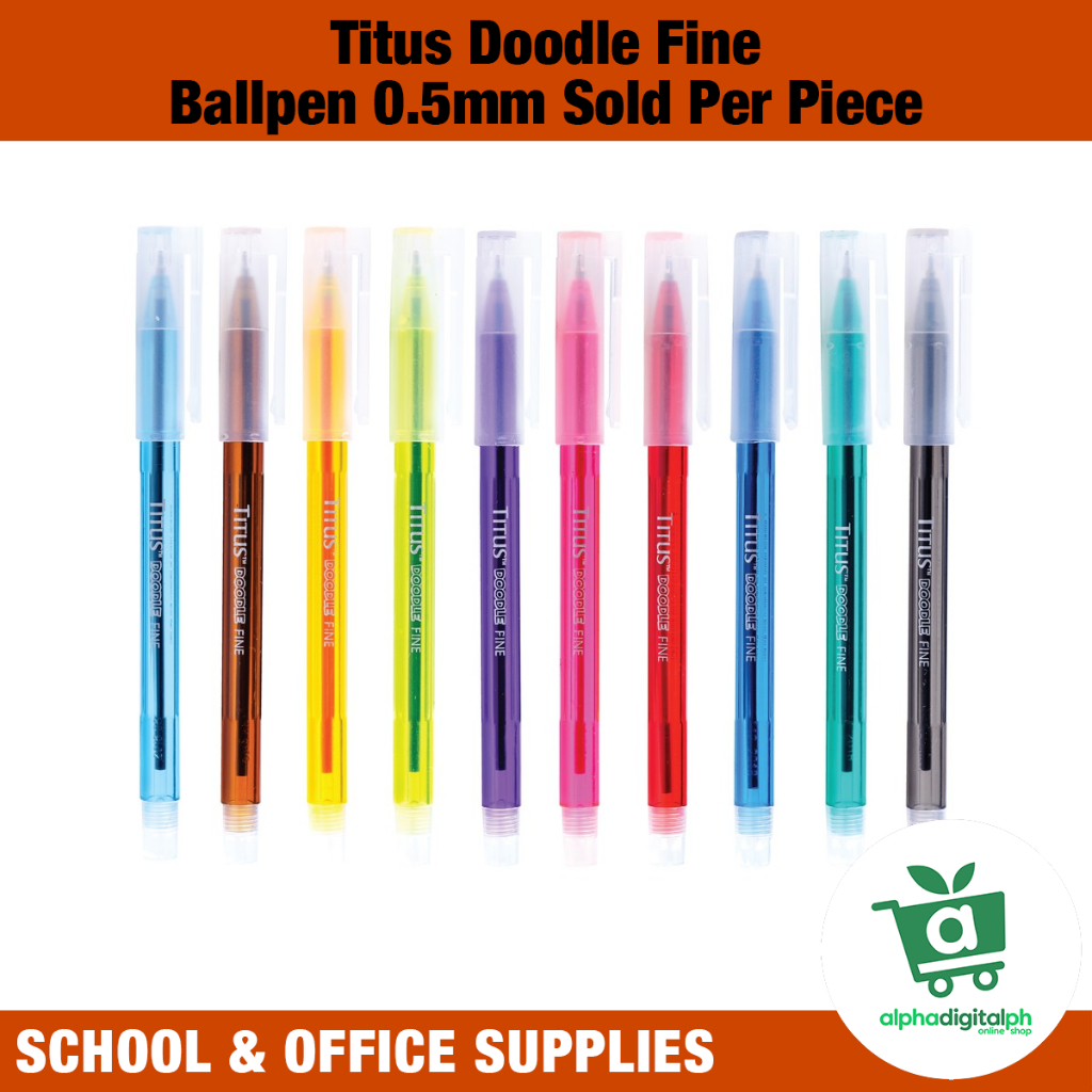 Titus Doodle Fine Ballpen Sold Per Piece | Shopee Philippines