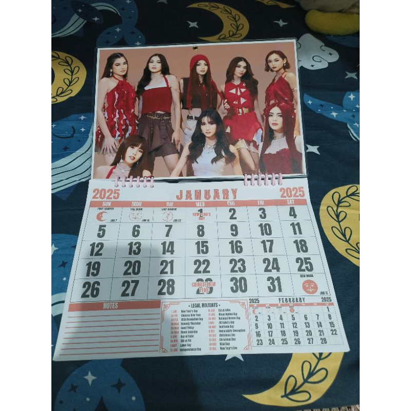 Wall calendar 2025 (Personalized) | Shopee Philippines
