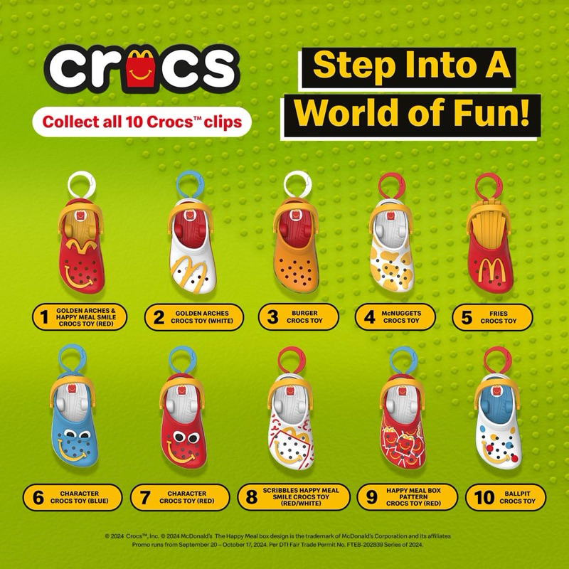 Happy Meal Toy 2024 - Crocs | Shopee Philippines