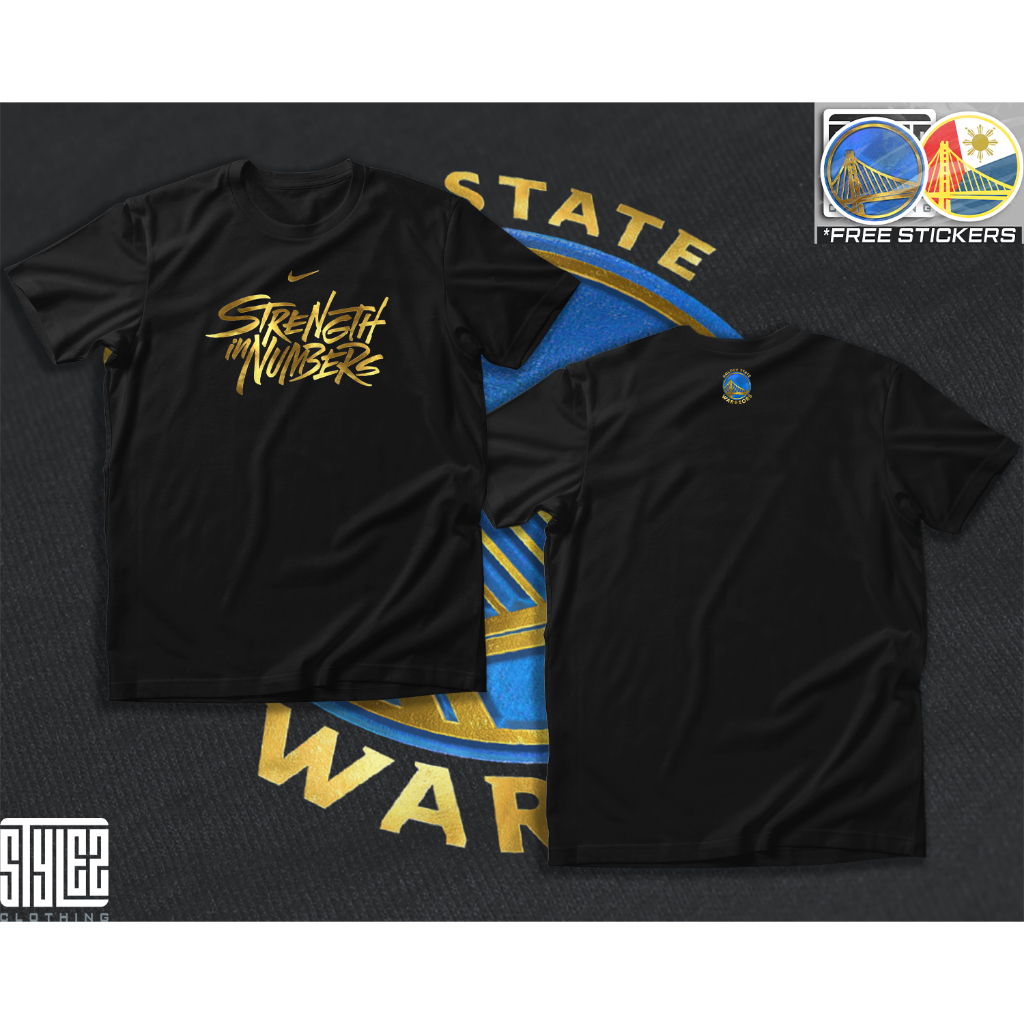 STRENGTH IN NUMBERS GSW GOLDEN STATE WARRIORS T-SHIRT | Shopee Philippines