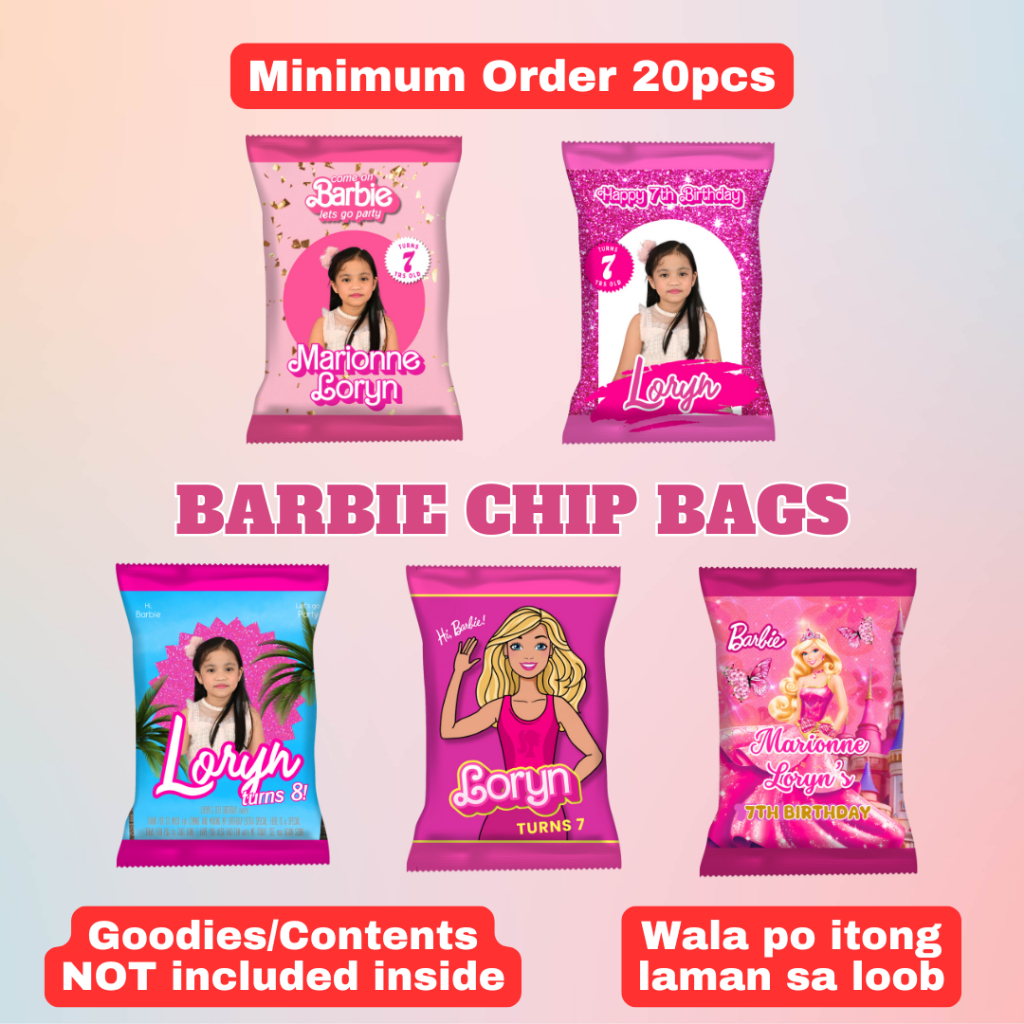 Barbie Chip Bag for Souvenirs | Shopee Philippines
