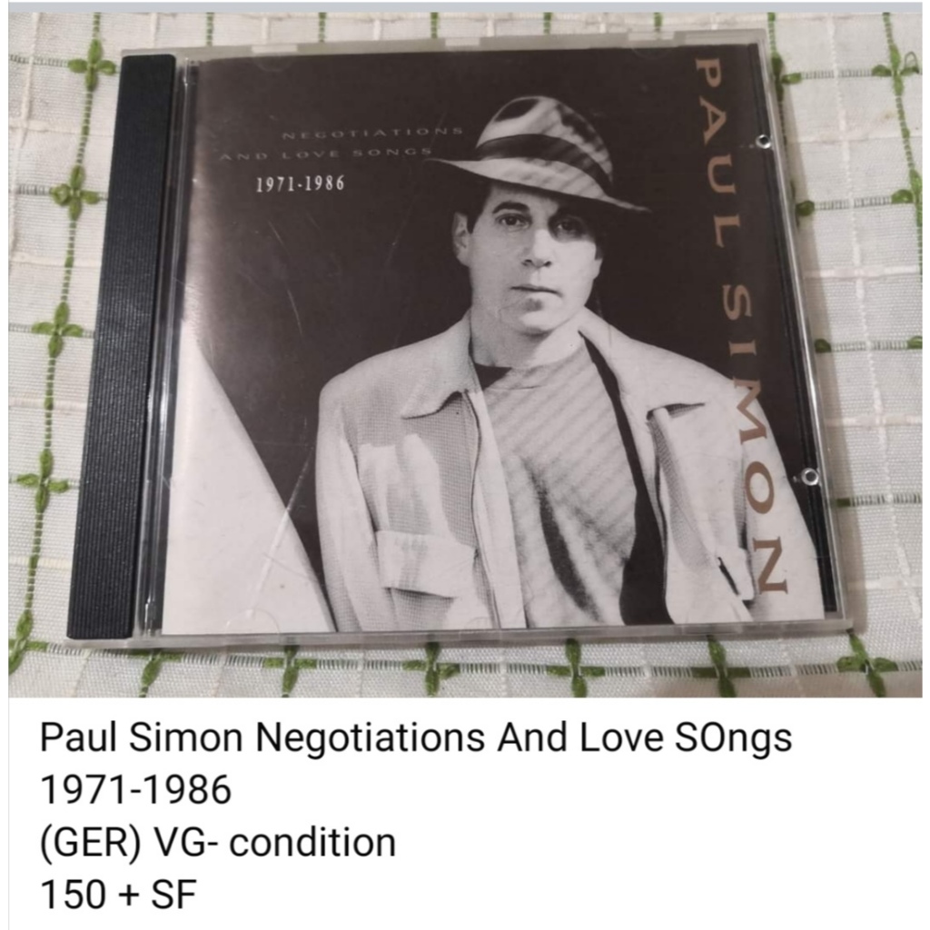 Paul Simon Negotiations And Love Songs 1971 - 1986 CD (unsealed) | Shopee Philippines