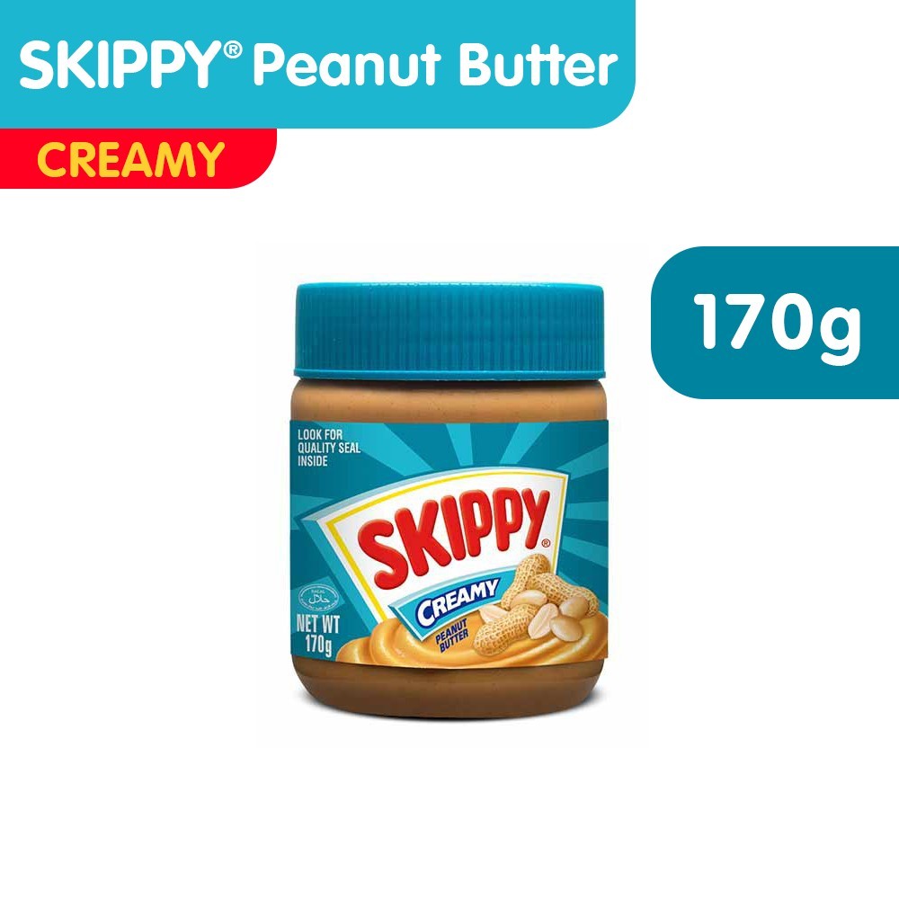 SKIPPY® Peanut Butter Creamy (170g) | Shopee Philippines