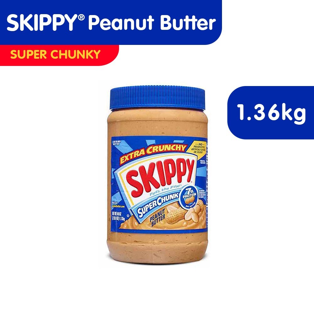 SKIPPY® Chunky Peanut Butter (1.36kg) | Shopee Philippines