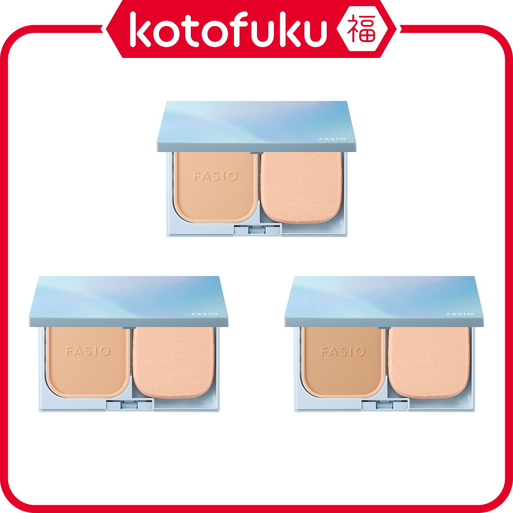 Kose Fasio Airy Stay Powder Foundation Kit Series | Shopee Philippines