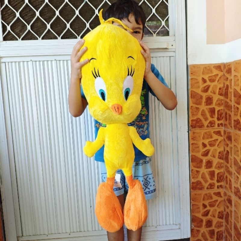 Looney Tunes Tweety Bird Jumbo Size Huggable Stuffed toy | Shopee ...