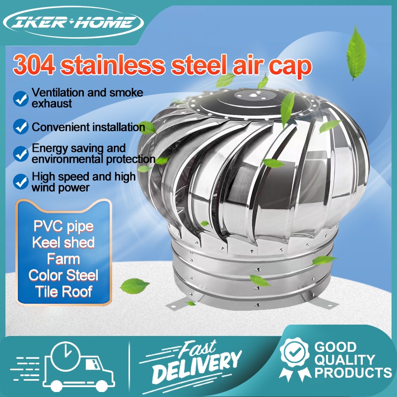 IKER 400-600mm Turbine Ventilator Cooling Exhaust Hot Air Industrial ...