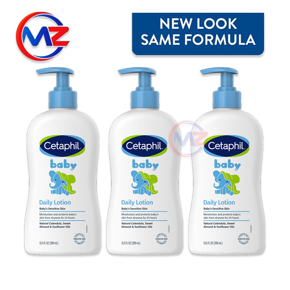 ( SET OF 3 ) NEW Cetaphil Baby Moisturizes and protects Daily Lotion ...