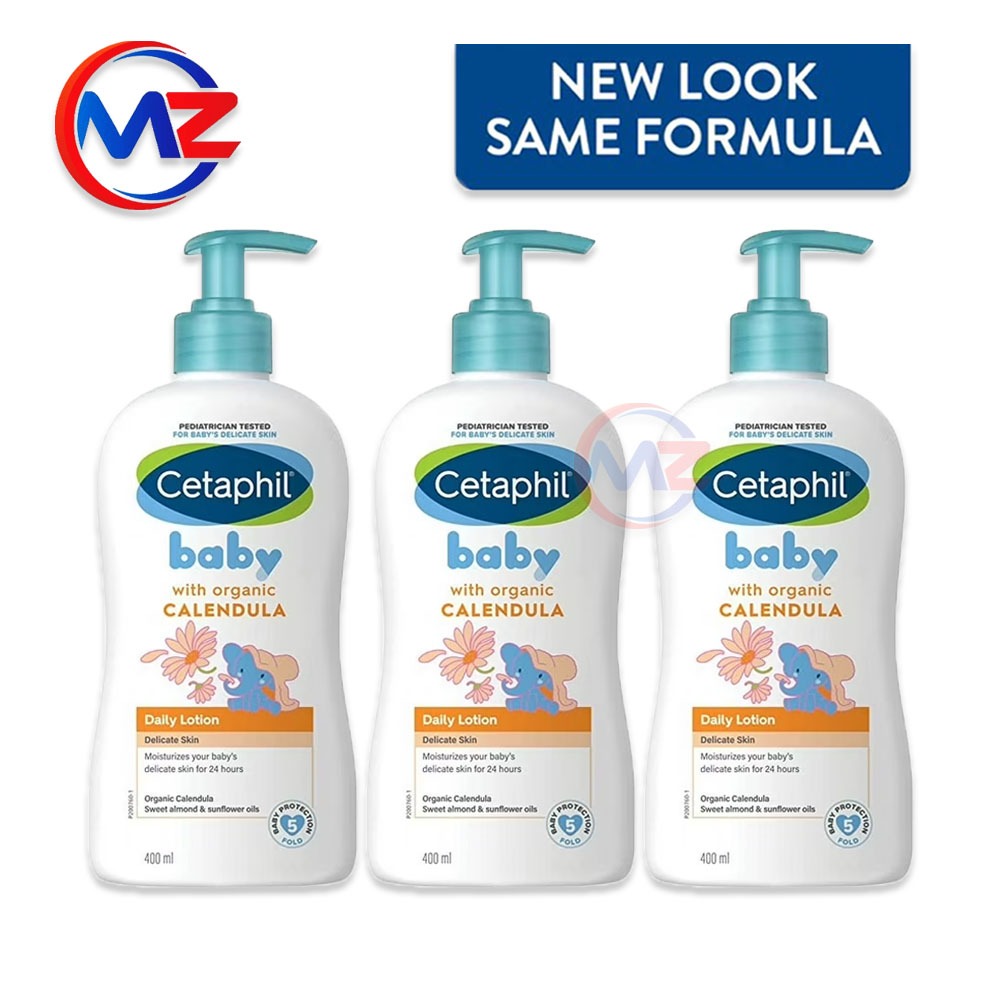 ( SET OF 3 ) NEW CETAPHIL With Organic Calendula Daily Lotion 400ml ...