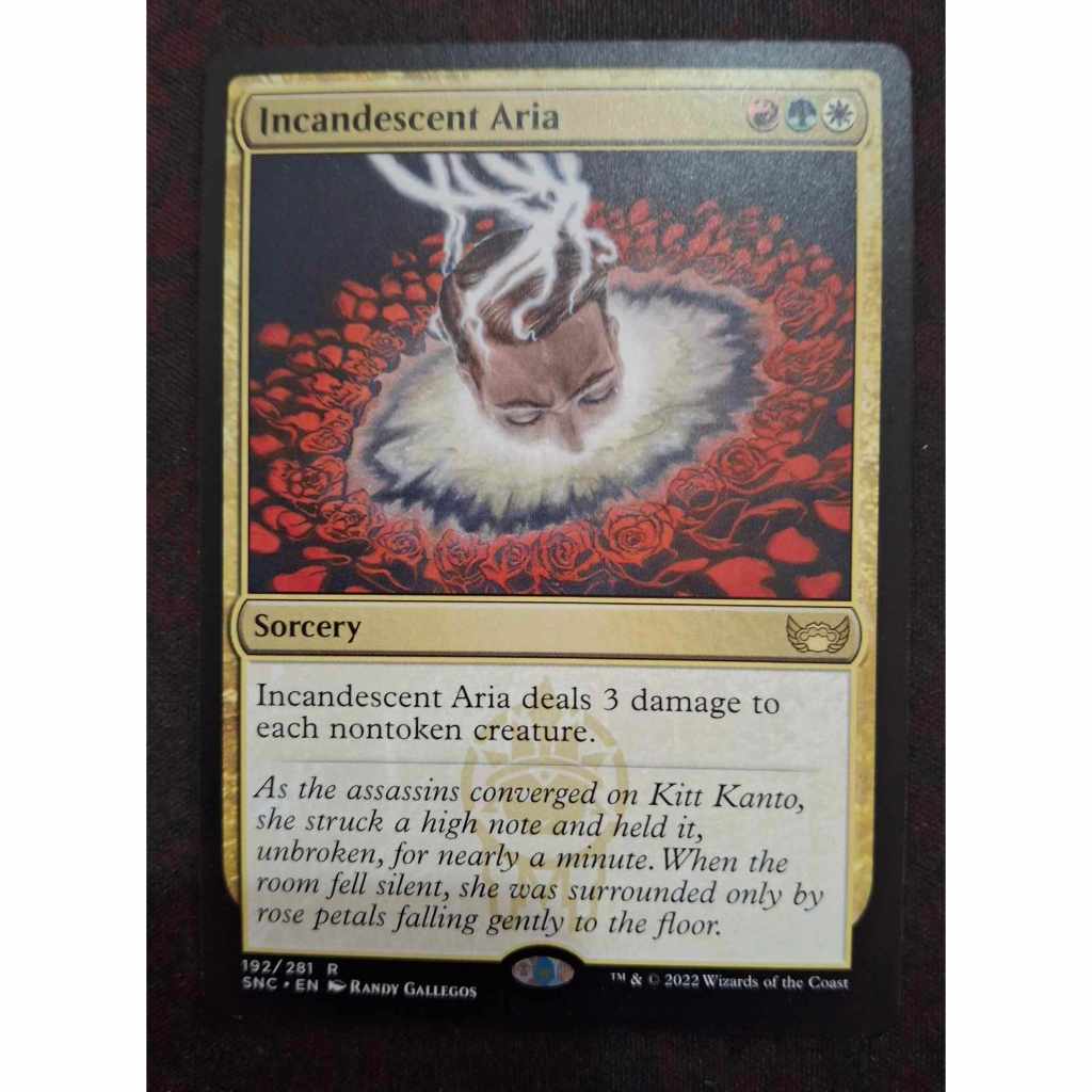 Incandescent Aria ( MTG / Rare / Sorcery / SNC ) | Shopee Philippines