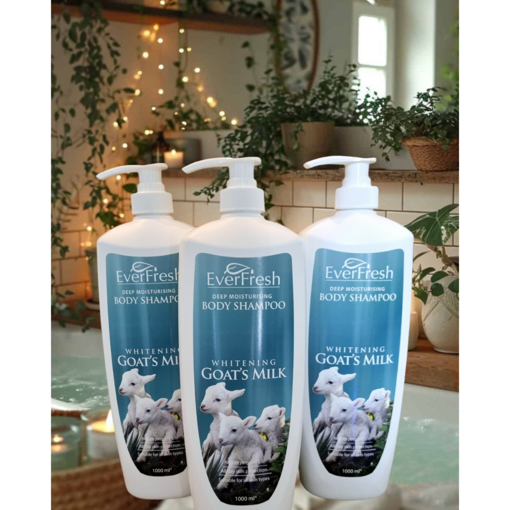 Everfresh Goat’s Milk Deep Moisturizing Whitening Body Wash 1000 ml ...
