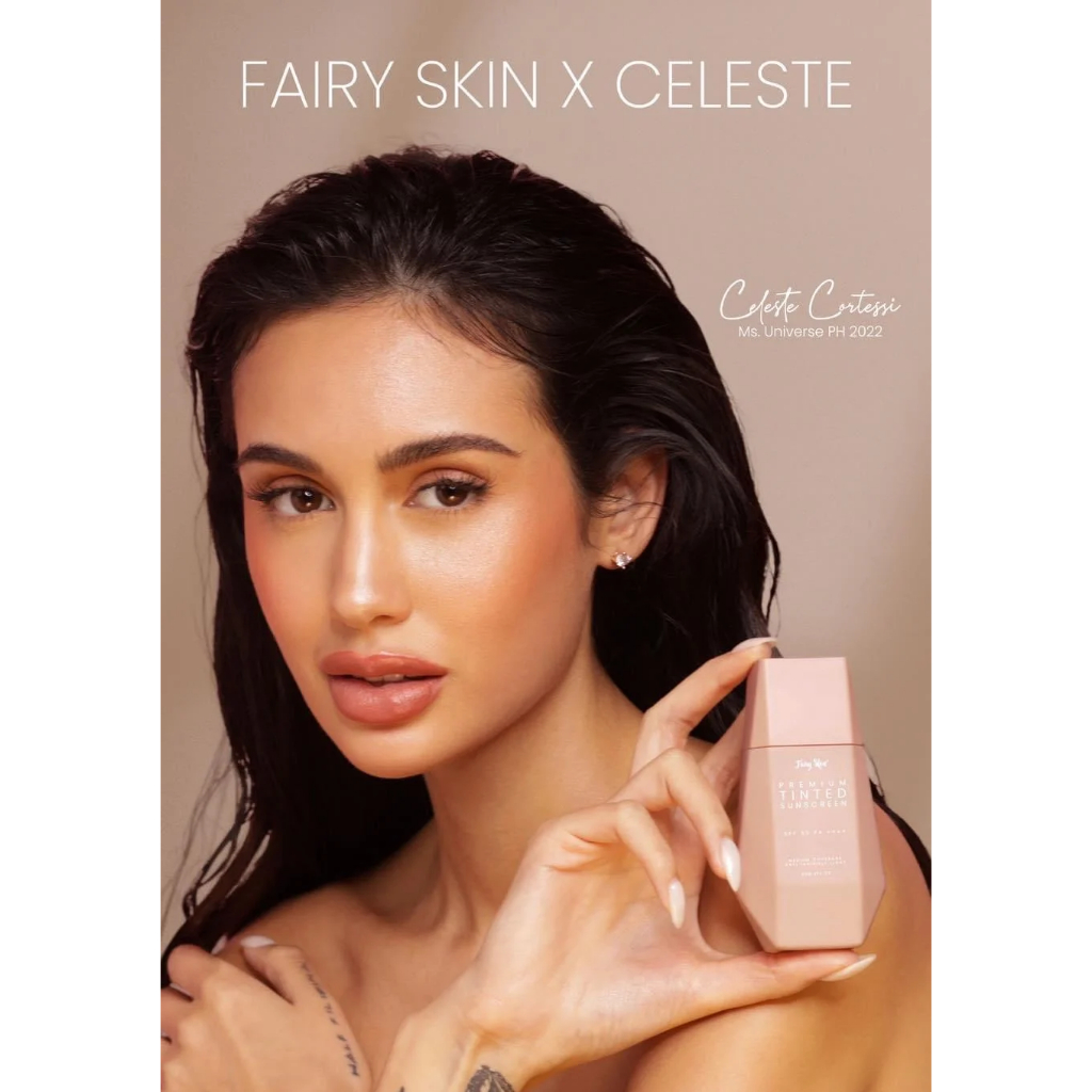 Fairy Screen Premium Tinted Sunscreen Korean Glass Skin Lightweight ...