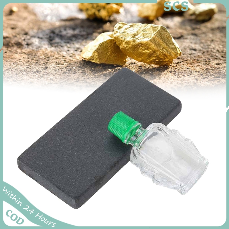 Professional Gold Test Stone Portable Gold Test Acid Tester Kit ...