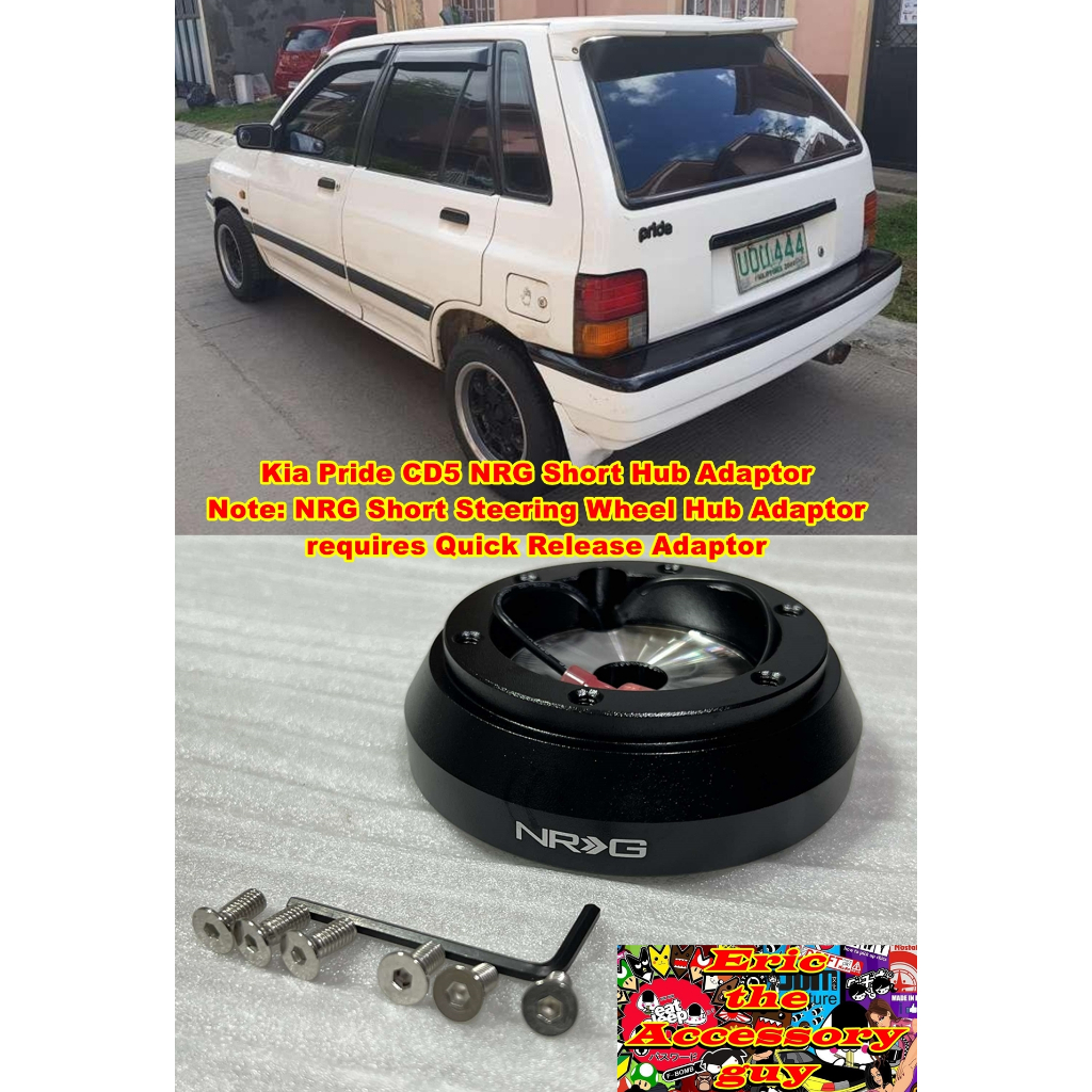 Kia Pride CD5 NRG Short Steering Wheel Hub | Shopee Philippines
