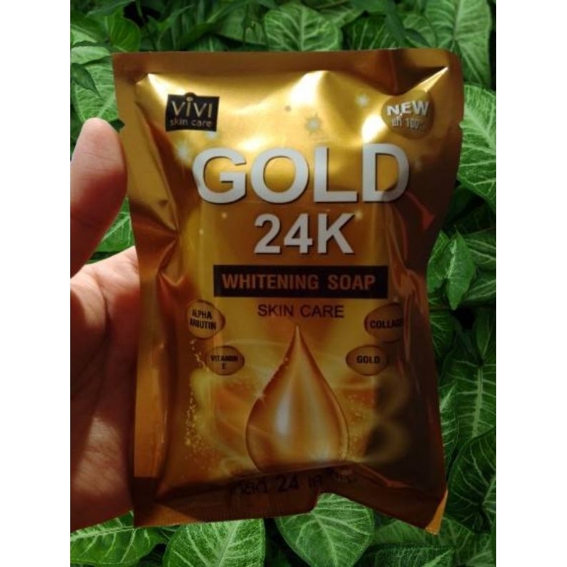 GOLD 24k Whitening Soap (Authentic from Thailand) | Shopee Philippines