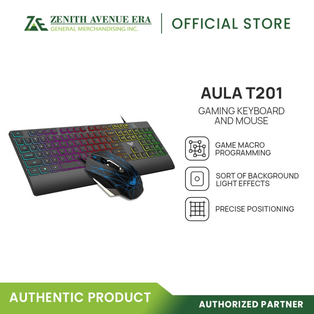 Aula T201 Wired Keyboard & Mouse | Keyboard | Mouse | Combo keyboard ...