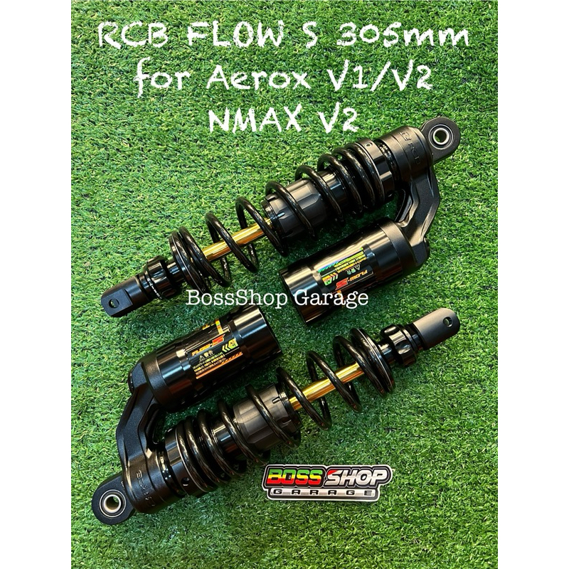 RCB FLOW S Dual Shock 305mm for AEROX V1 V2 NMAX V2 | Shopee Philippines